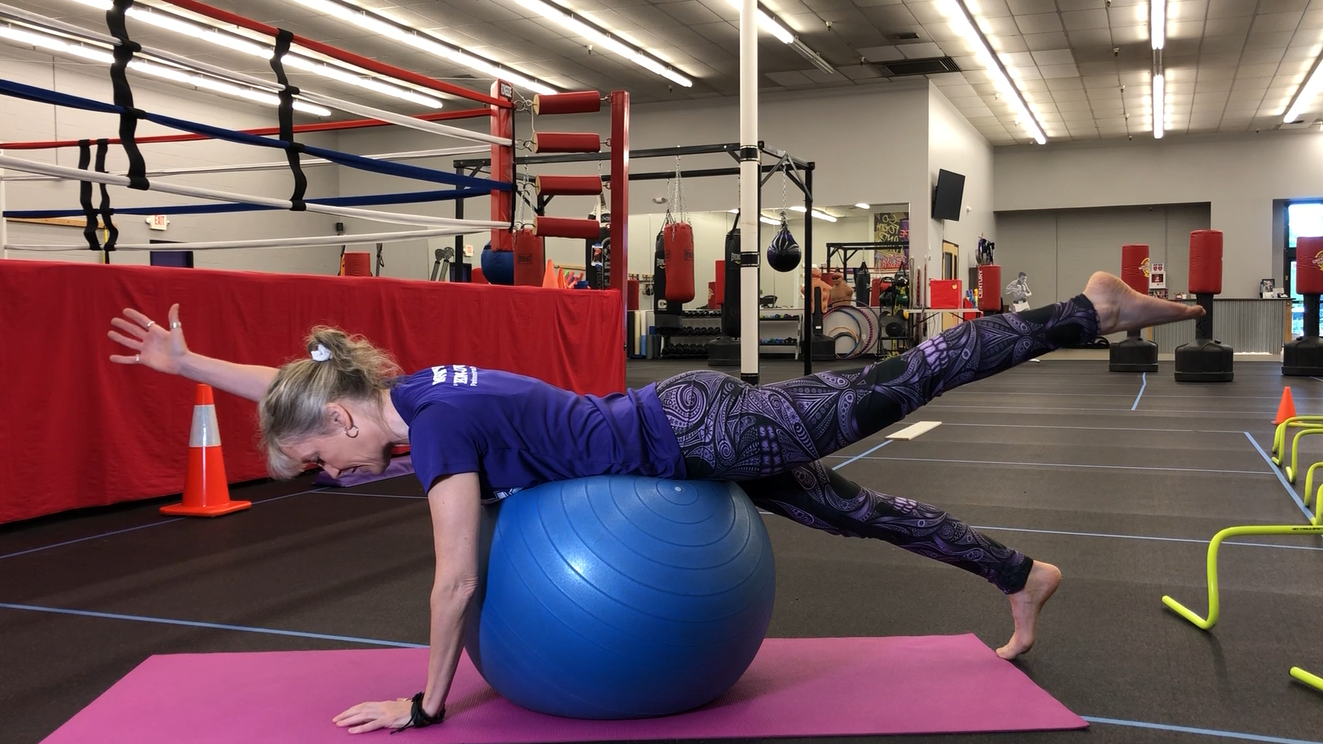 If You Have Parkinson’s Stooped Posture, Use a Ball To Modify the ...